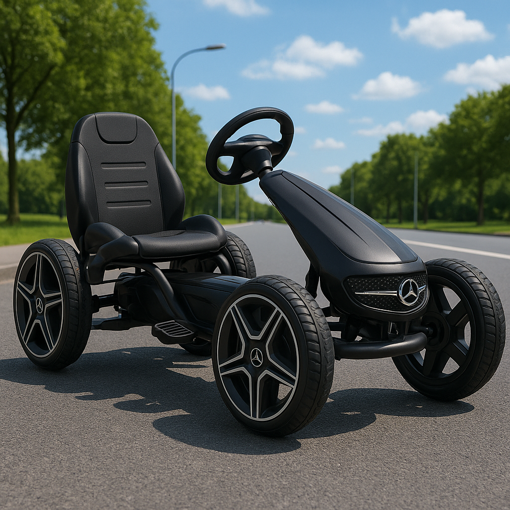 Licenced Mercedes GO KART Ride on Kids Toy – Mocca Baby